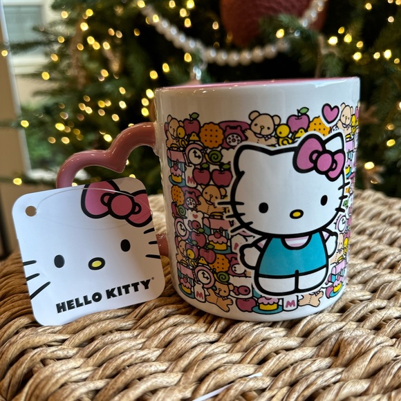 Hello Kitty | Dining | Hello Kitty Mug Heart Shaped Handle | Poshmark